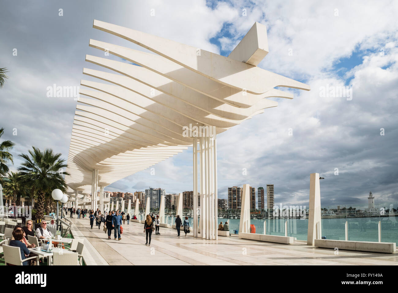 Malaga waterfront spain hi-res stock photography and images - Alamy