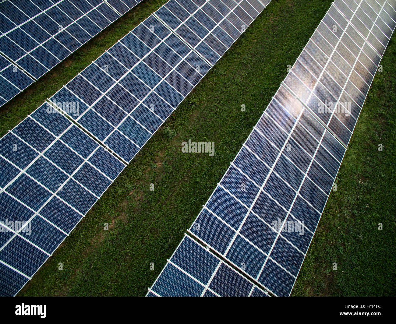 Solar panels field in hi-res stock photography and images - Alamy