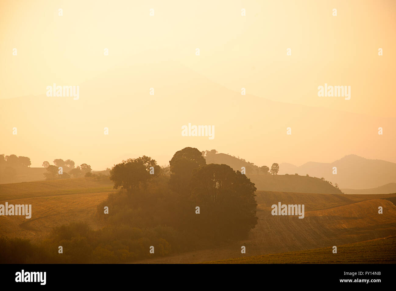 Early Morning Landscape Stock Photo - Alamy