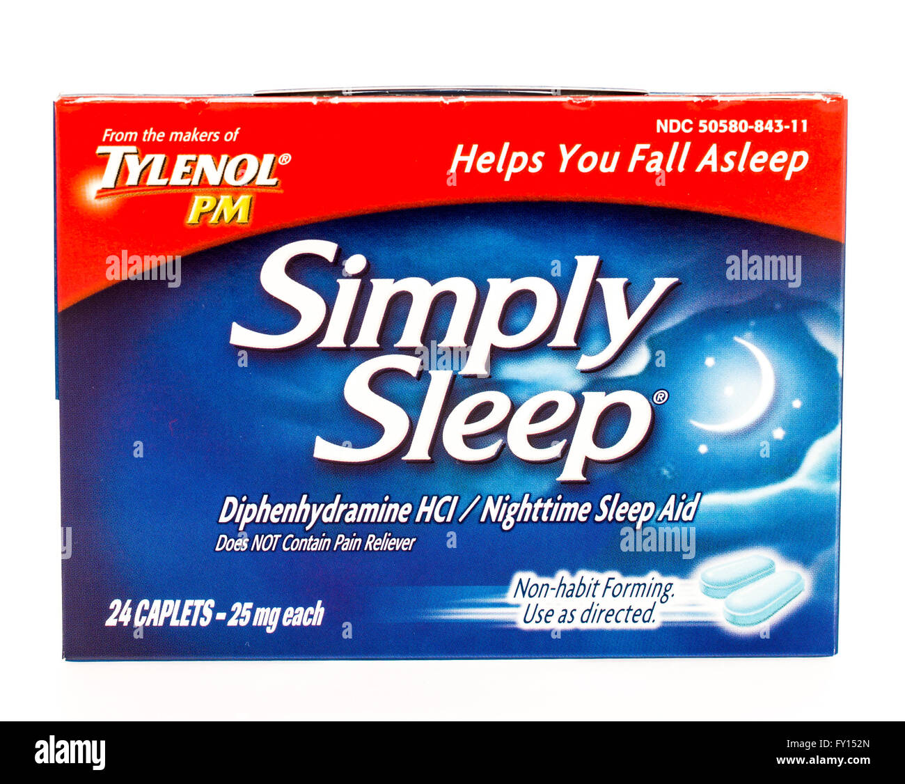 Winneconne, WI -28 Sept 2015: Box of Simply sleep tablets Stock Photo ...