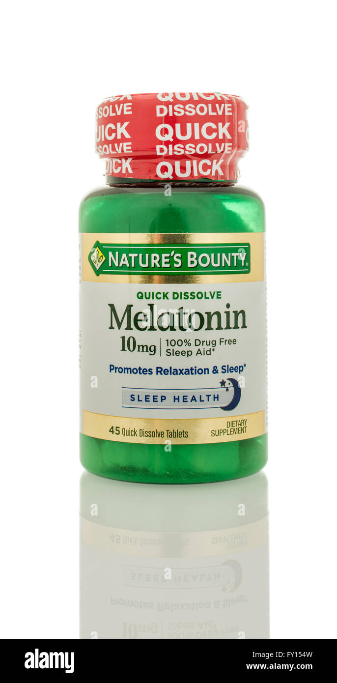 Melatonin nature's bounty hi-res stock photography and images - Alamy