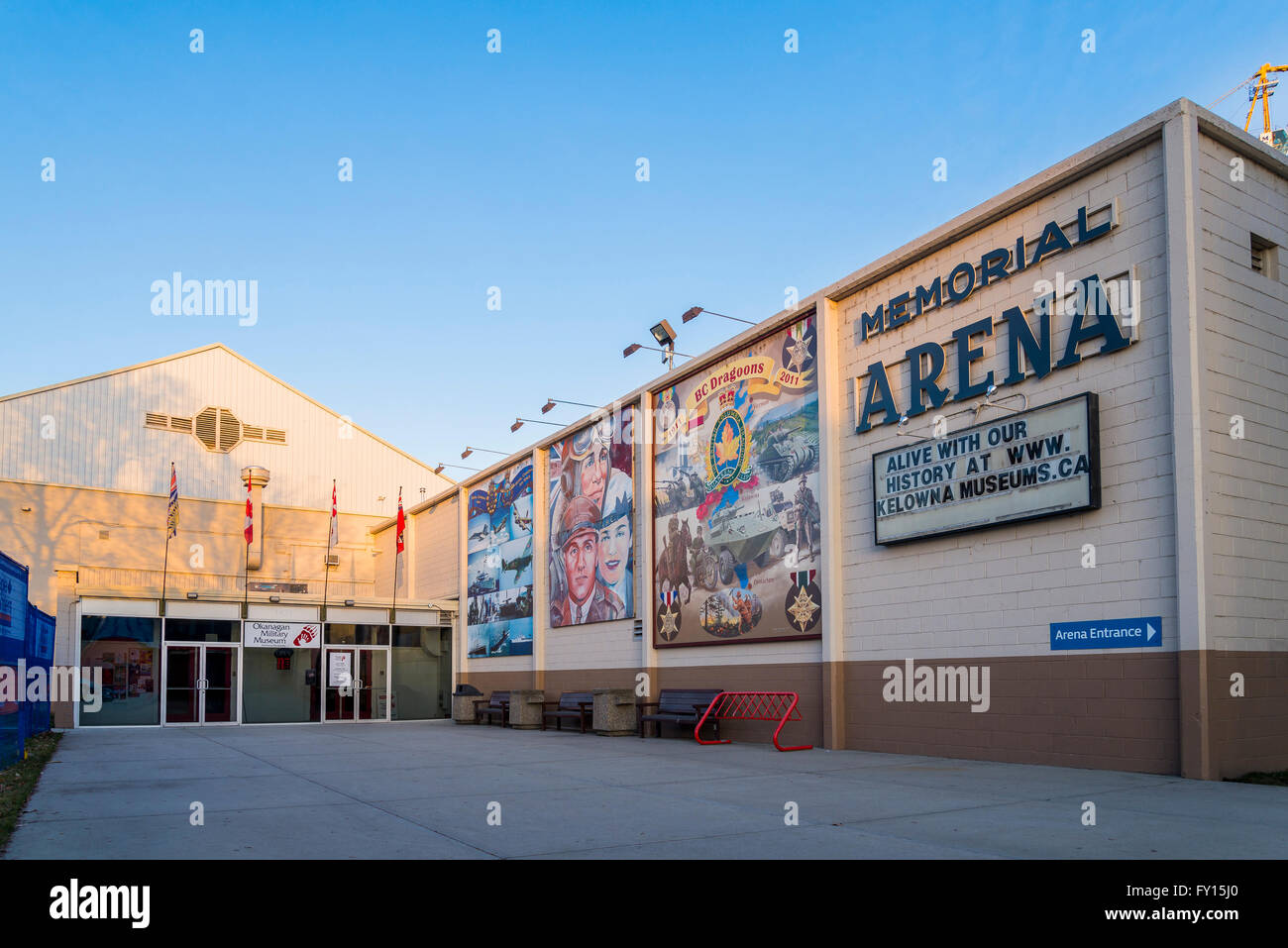 Memorial Arena, Kelowna, British Columbia, Canada Stock Photo - Alamy