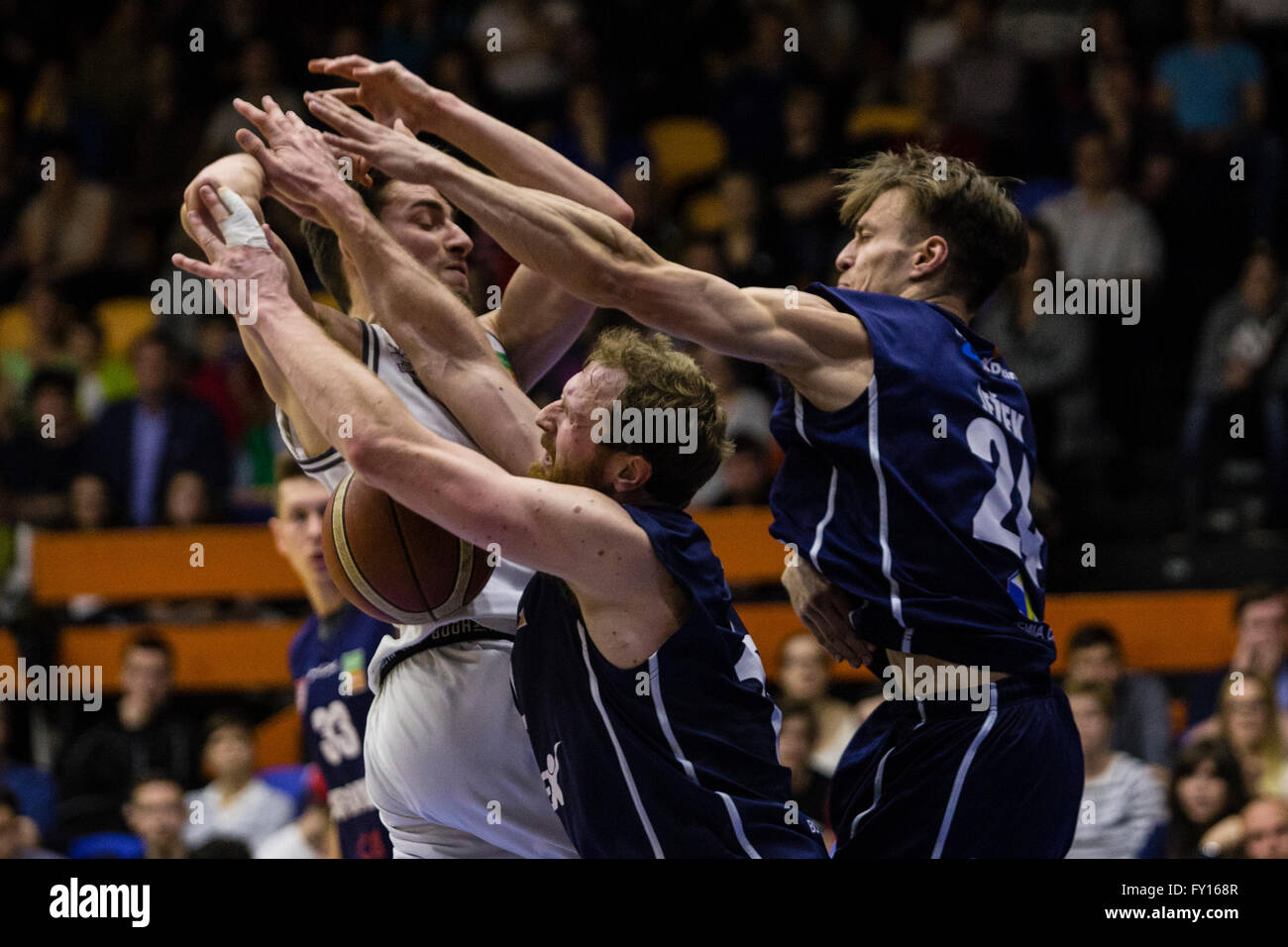 Petr Safarcik, Robert Landa, SImon Jezek, basketball, Kooperativa Stock ...