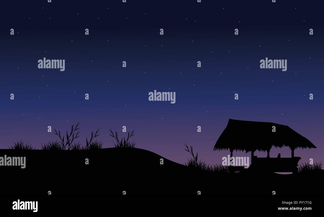 Farm hut Stock Vector Images - Alamy