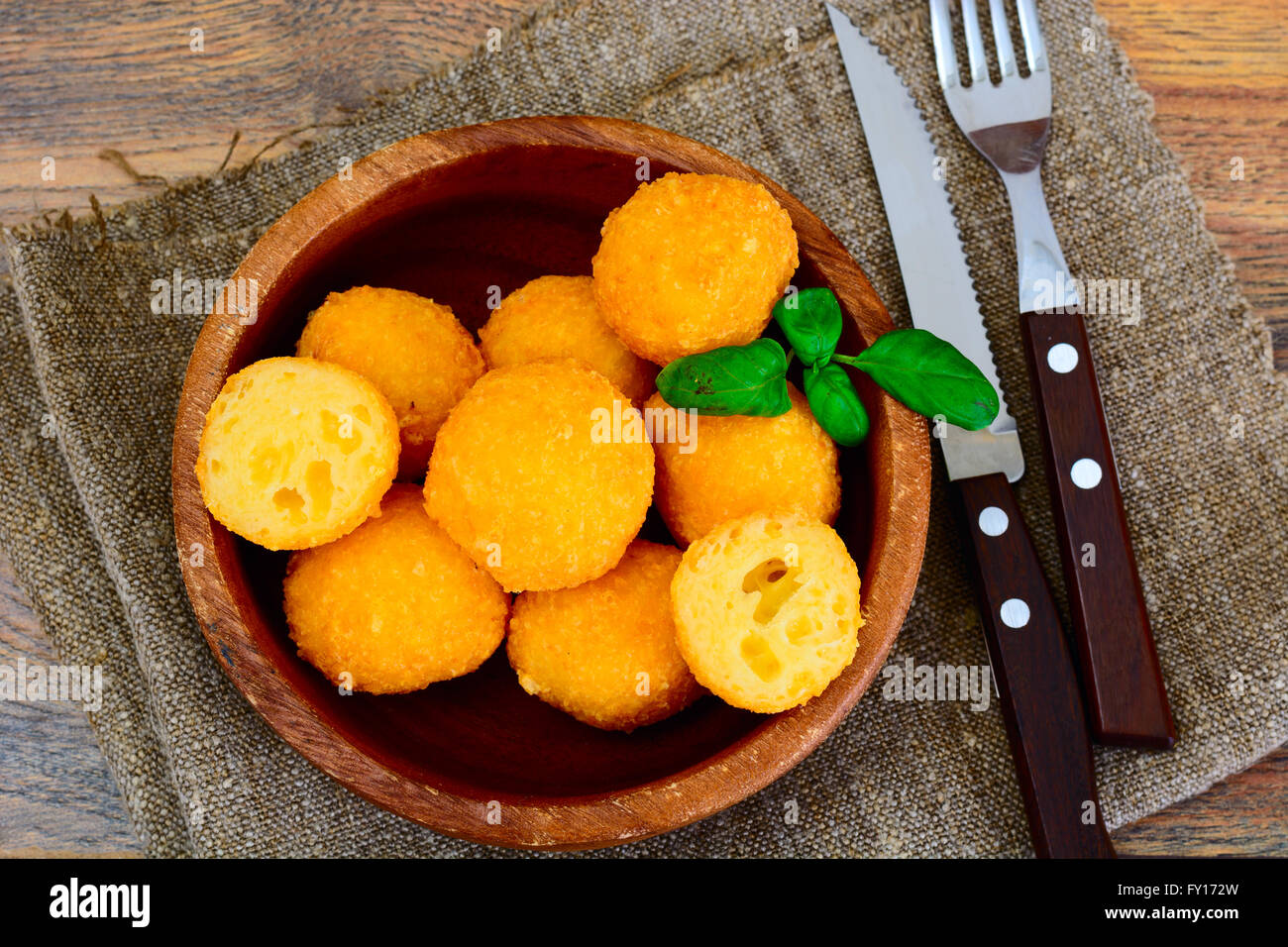 Food without meat: potato donuts Stock Photo - Alamy