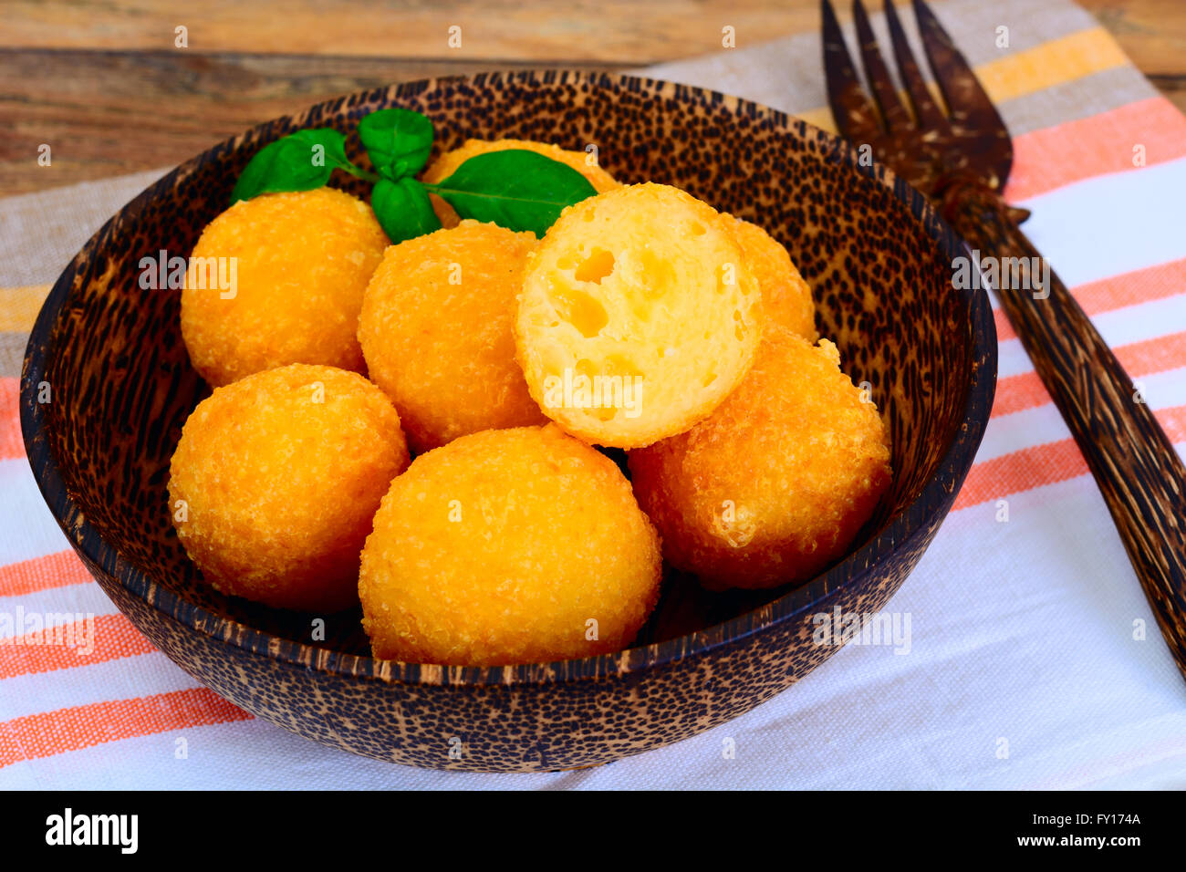 Food without meat: potato donuts Stock Photo - Alamy
