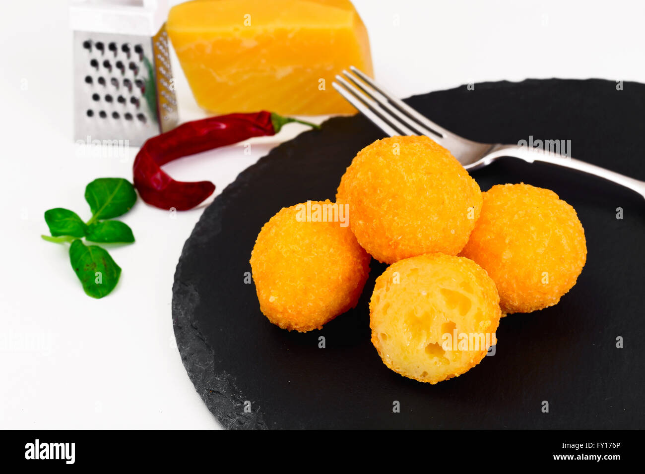 Food without meat: potato donuts Stock Photo - Alamy