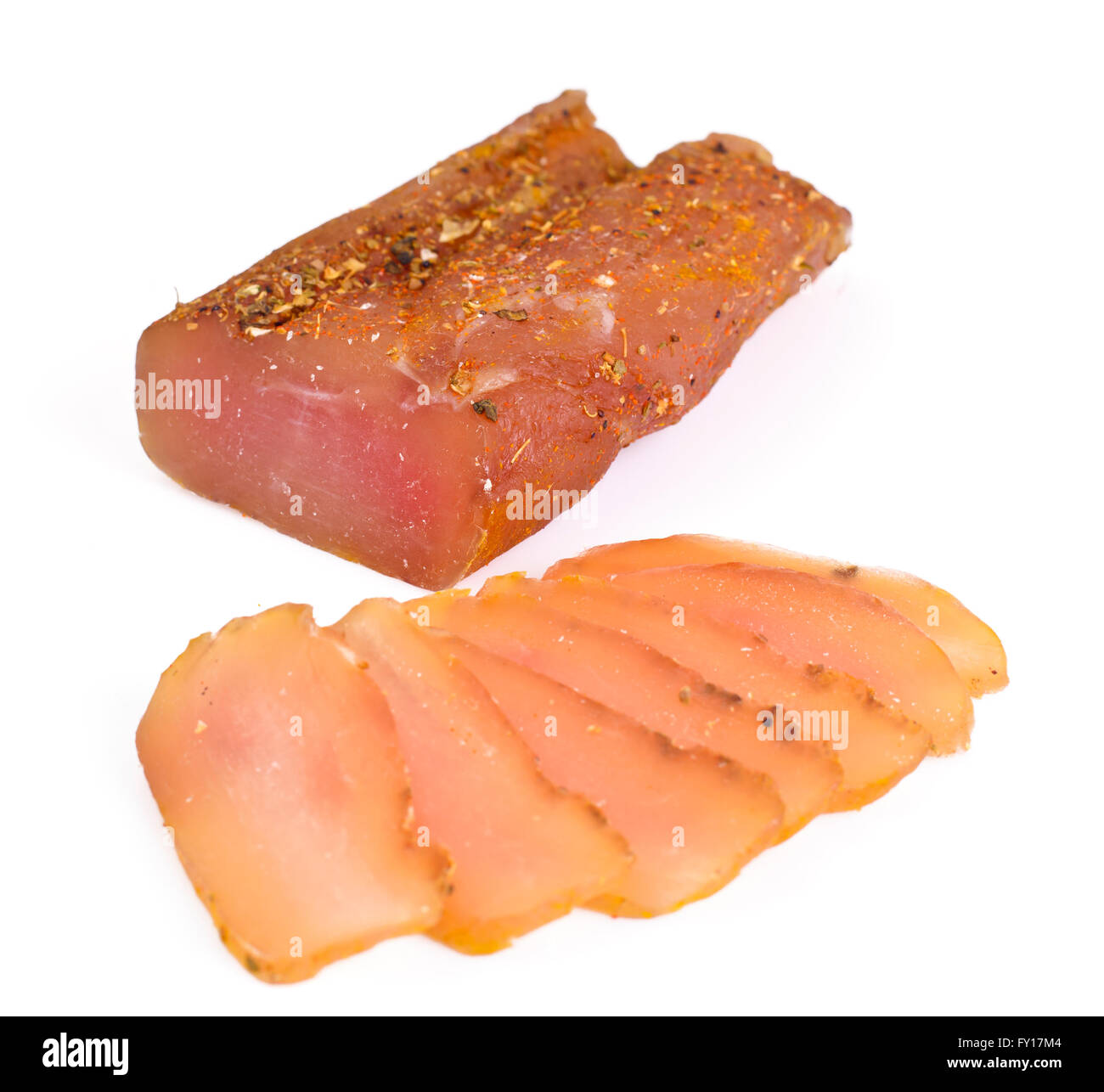 Cold Boiled Pork with Spice Stock Photo - Alamy