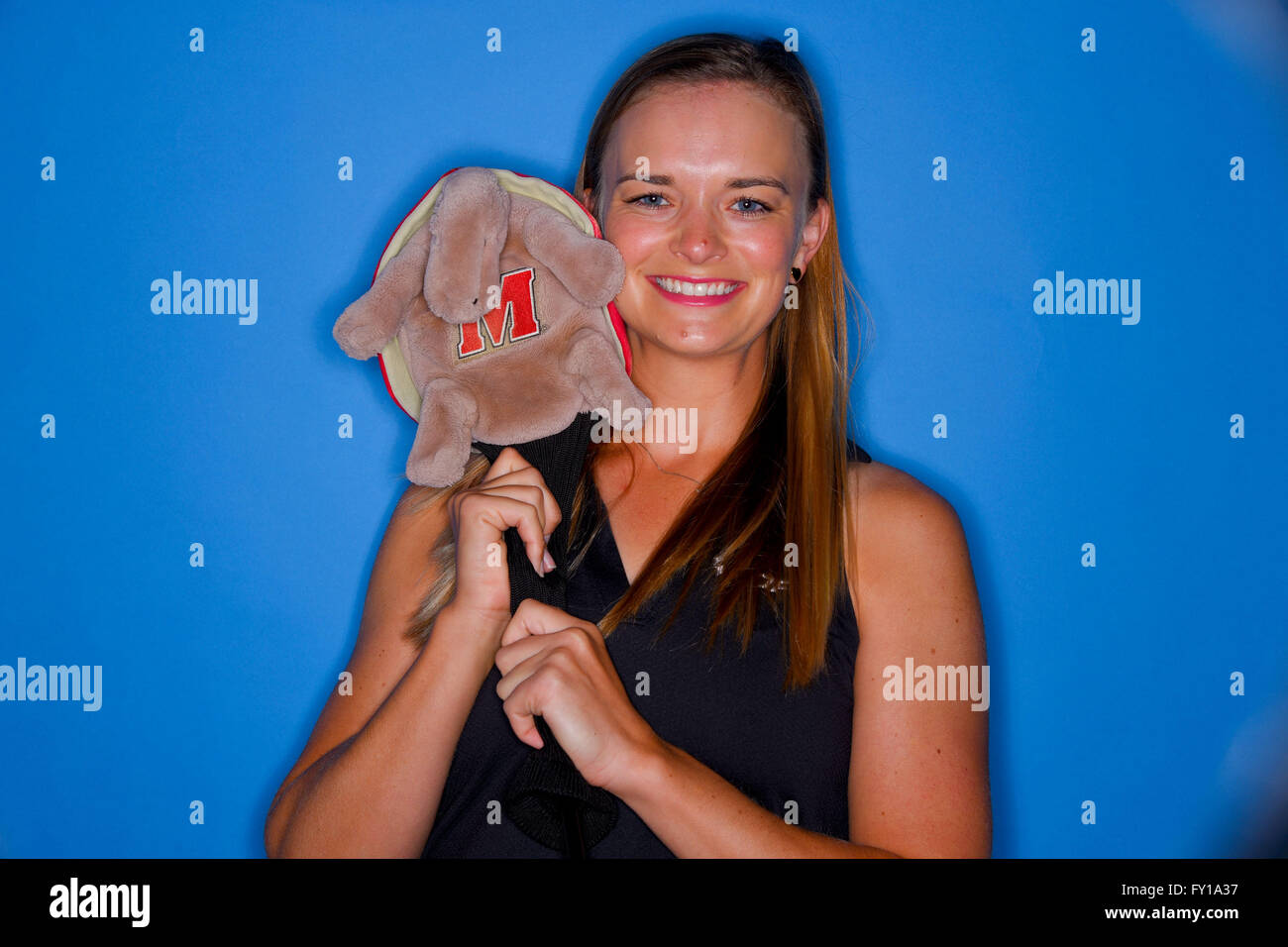 Sarasota, Florida, USA. 19th Apr, 2016. Emily Gimpel during a portrait ...
