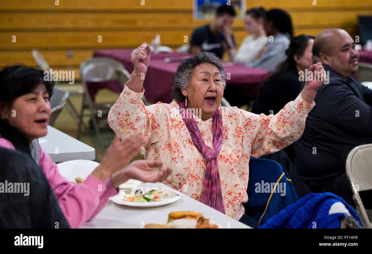 Barrow, Alaska, USA. 18th Apr, 2016. Marc Lester/Alaska Dispatch News ...
