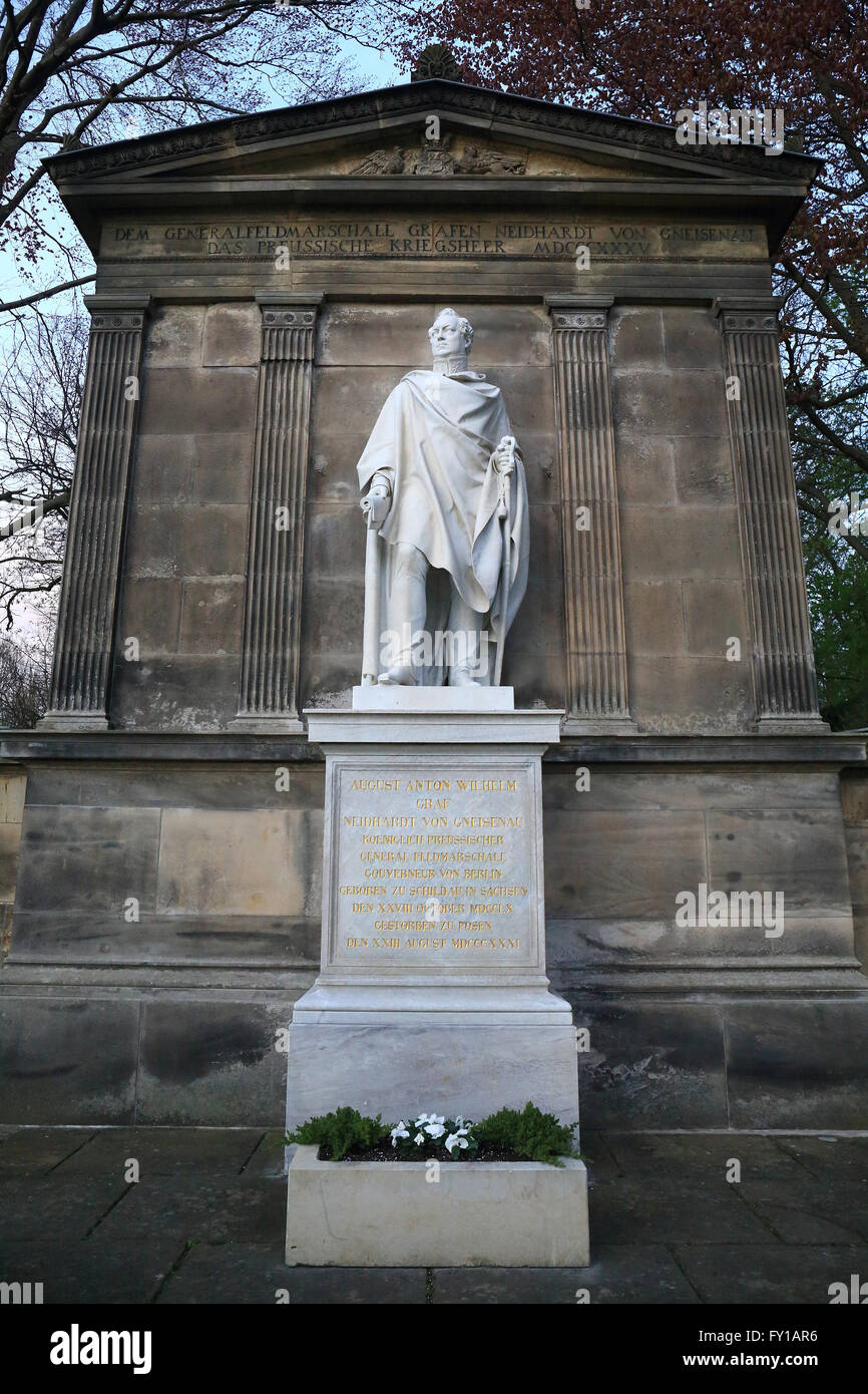 Sommerschenburg, Germany. 18th Apr, 2016. View of the Gneisenau ...