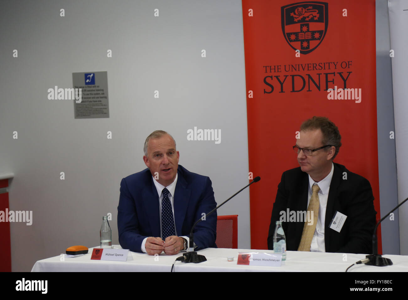 Sydney, Australia. 20 April 2016. The University of Sydney launched its ...
