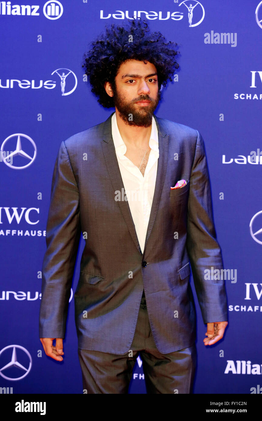 Noah Becker attending the 17th Laureus World Sports Awards 2016 at ...