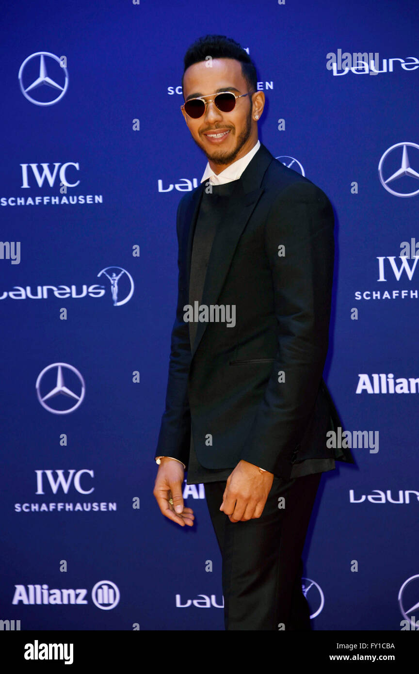 Berlin, Germany. 18th Apr, 2016. Lewis Hamilton attending the 17th ...