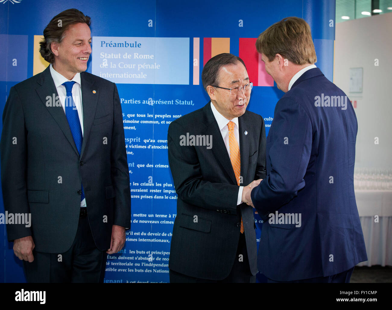 The Hague, The Netherlands. 19th Apr, 2016. King Willem-Alexander of ...