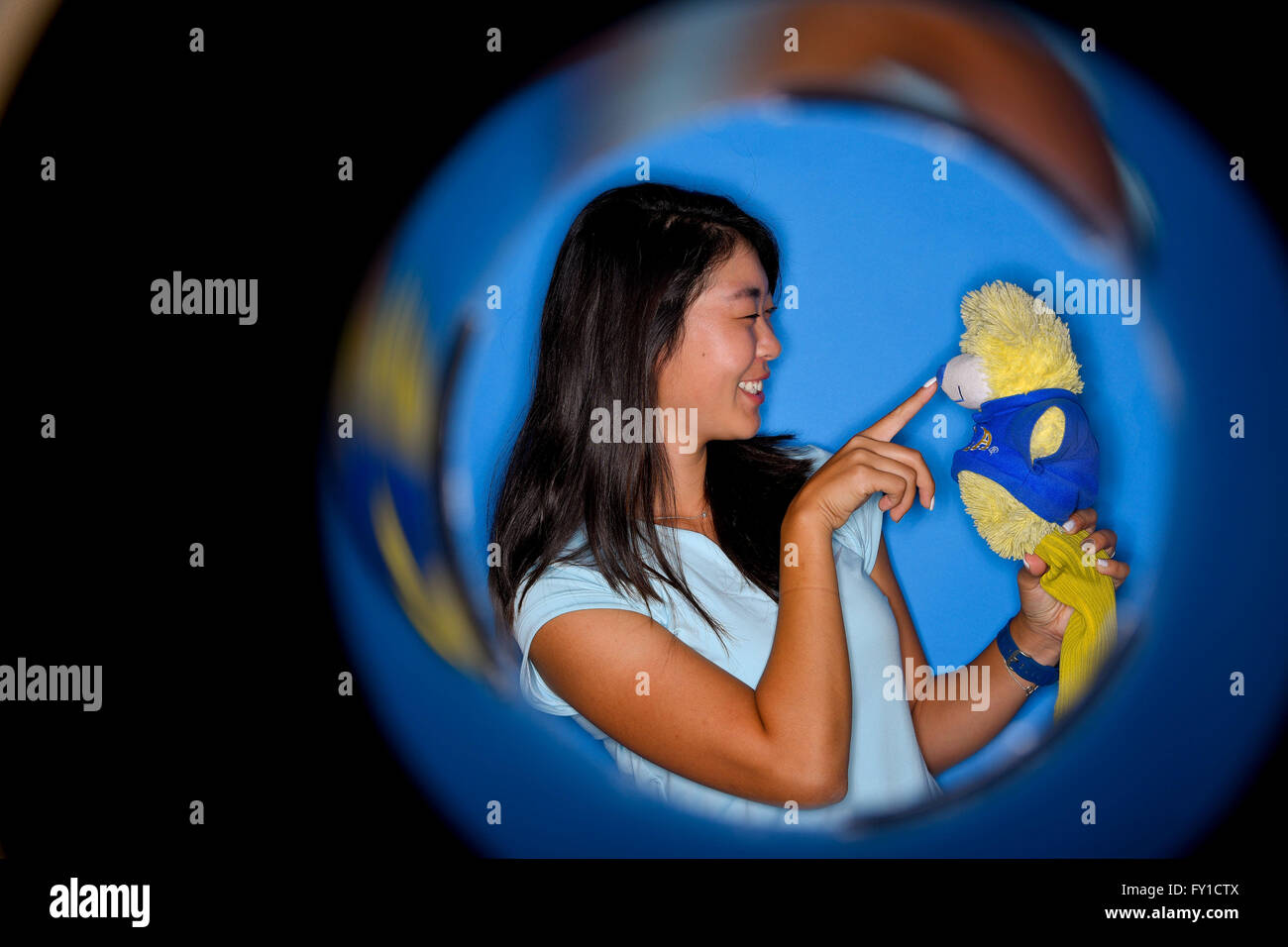 Sarasota, Florida, USA. 19th Apr, 2016. Erynne Lee during a portrait ...