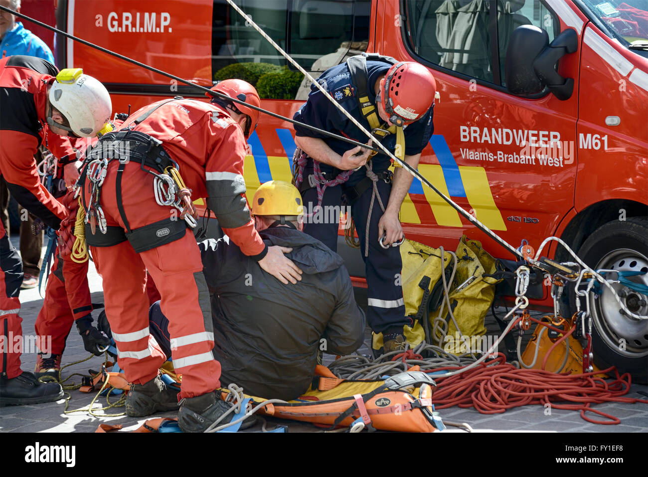 Belgian fire department hi-res stock photography and images - Alamy