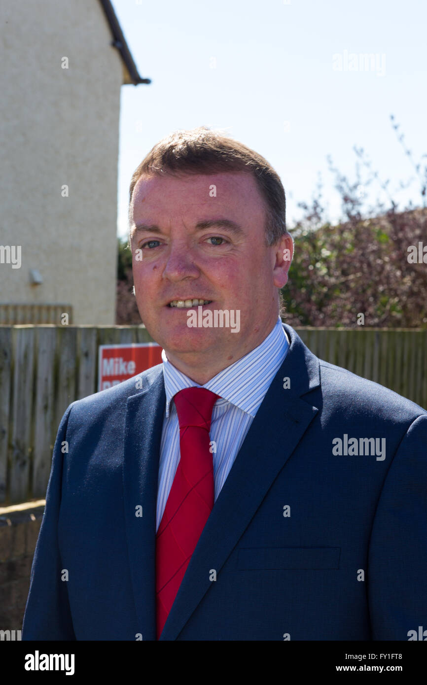 Llandudno, Wales, UK. 20th April, 2016. Mike Priestley Labour Party ...