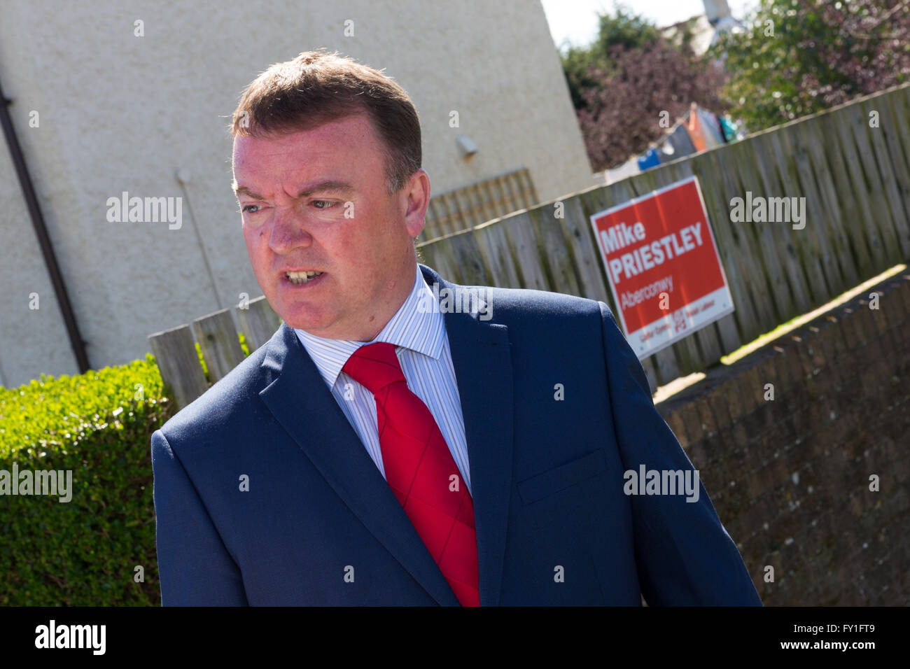 Llandudno, Wales, UK. 20th April, 2016. Mike Priestley Labour Party ...
