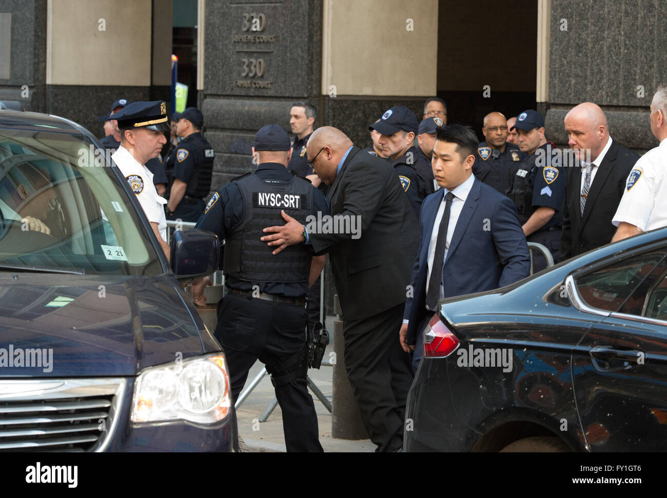 New York, NY, USA. 19th Apr, 2016. New York City police officer PETER ...
