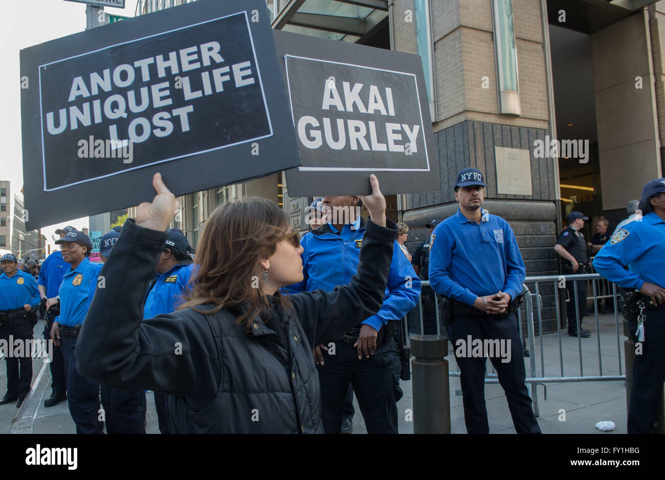 New York, NY, USA. 19th Apr, 2016. Sarah Wellington of Brooklyn holds ...