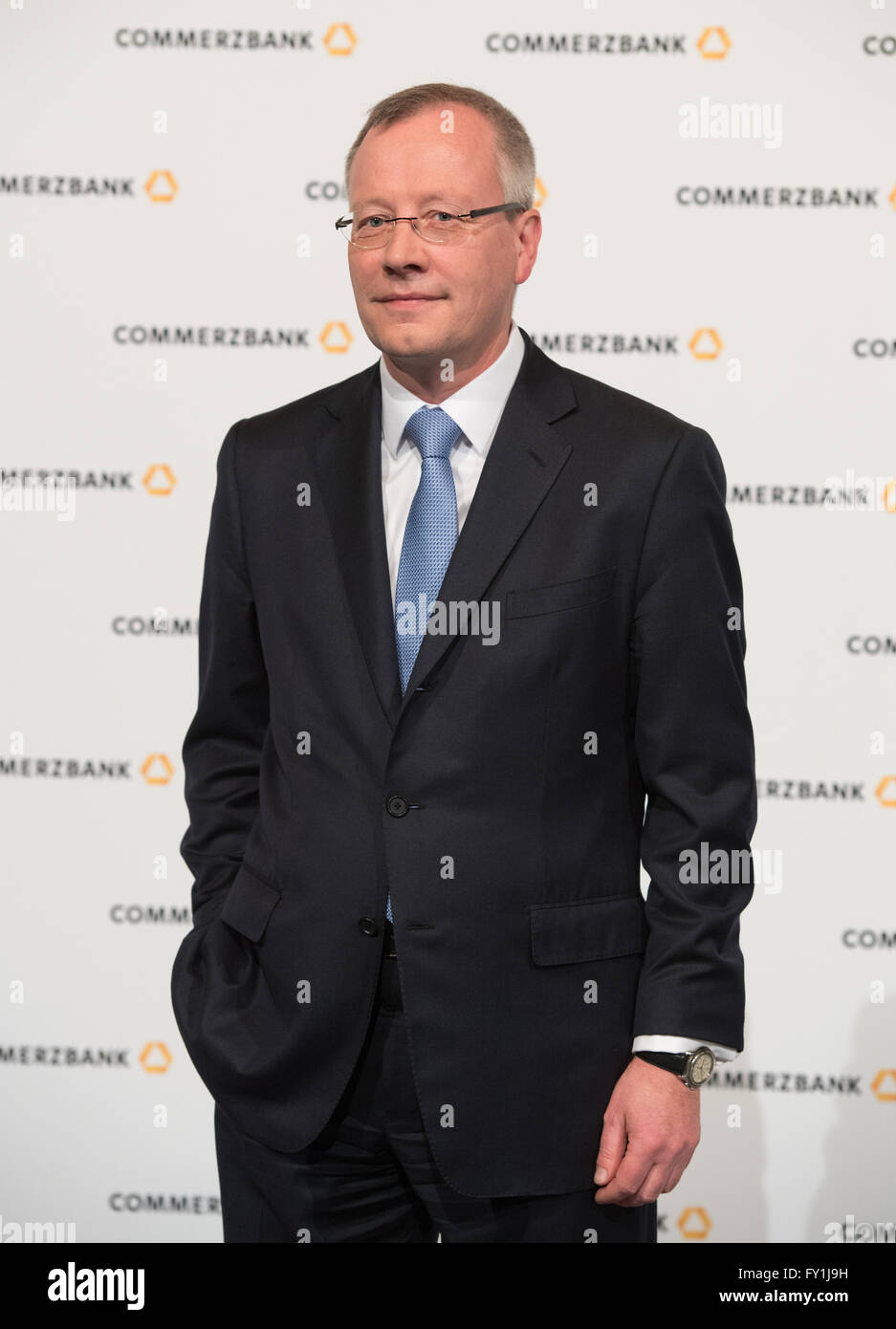 Michael Mandel, future board member of Commerzbank AG, poses during a ...