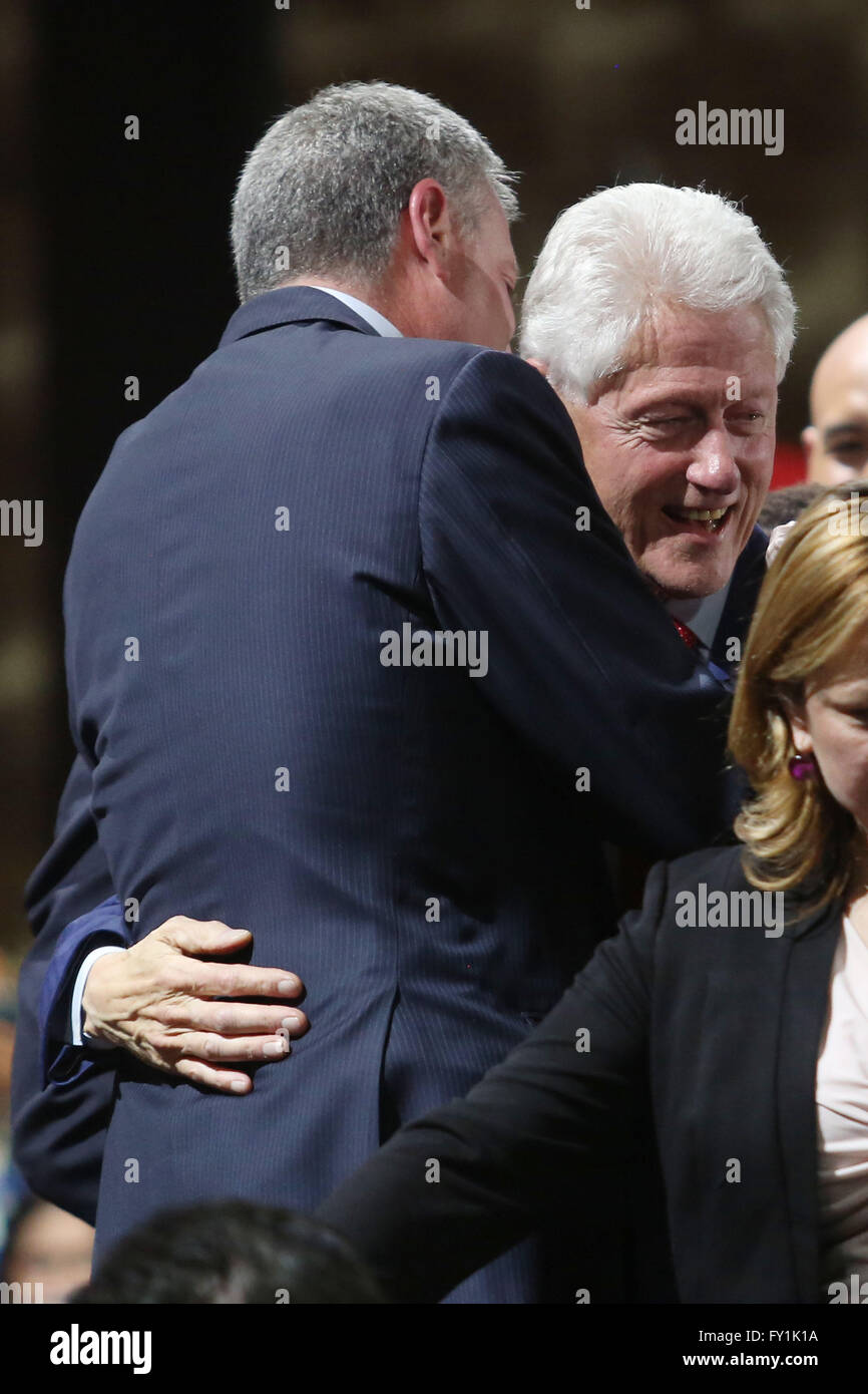 New York City, NY, USA. 19th Apr, 2016. Former President Bill Clinton ...