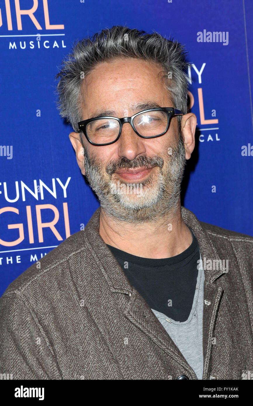 London, UK. 20th Apr, 2016. David Baddiel attending the FUNNYGIRL the ...