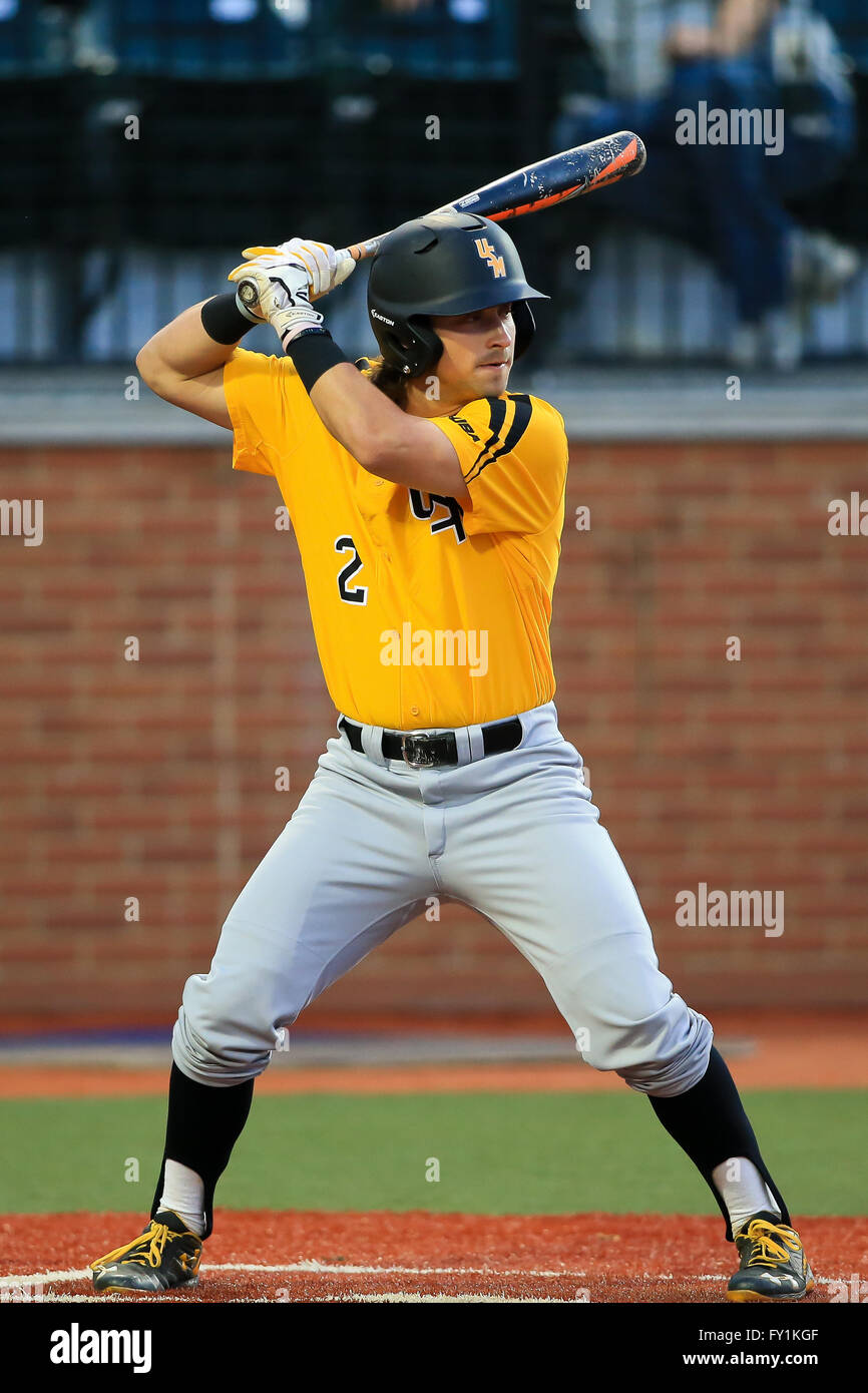 APR 19, 2016 - Southern Mississippi infielder Nick Dawson #2 at bat ...