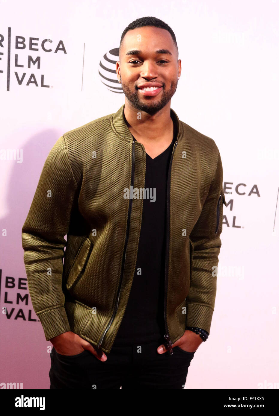 New York, New York, USA. 20th Apr, 2016. Actor TYE WHITE attends the ...