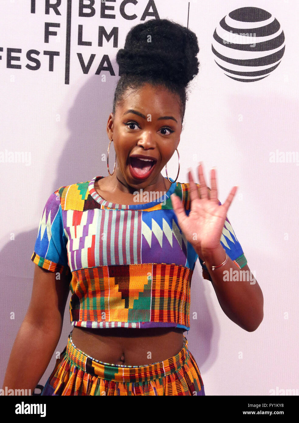New York, New York, USA. 20th Apr, 2016. Actress LOVIE SIMONE attends ...