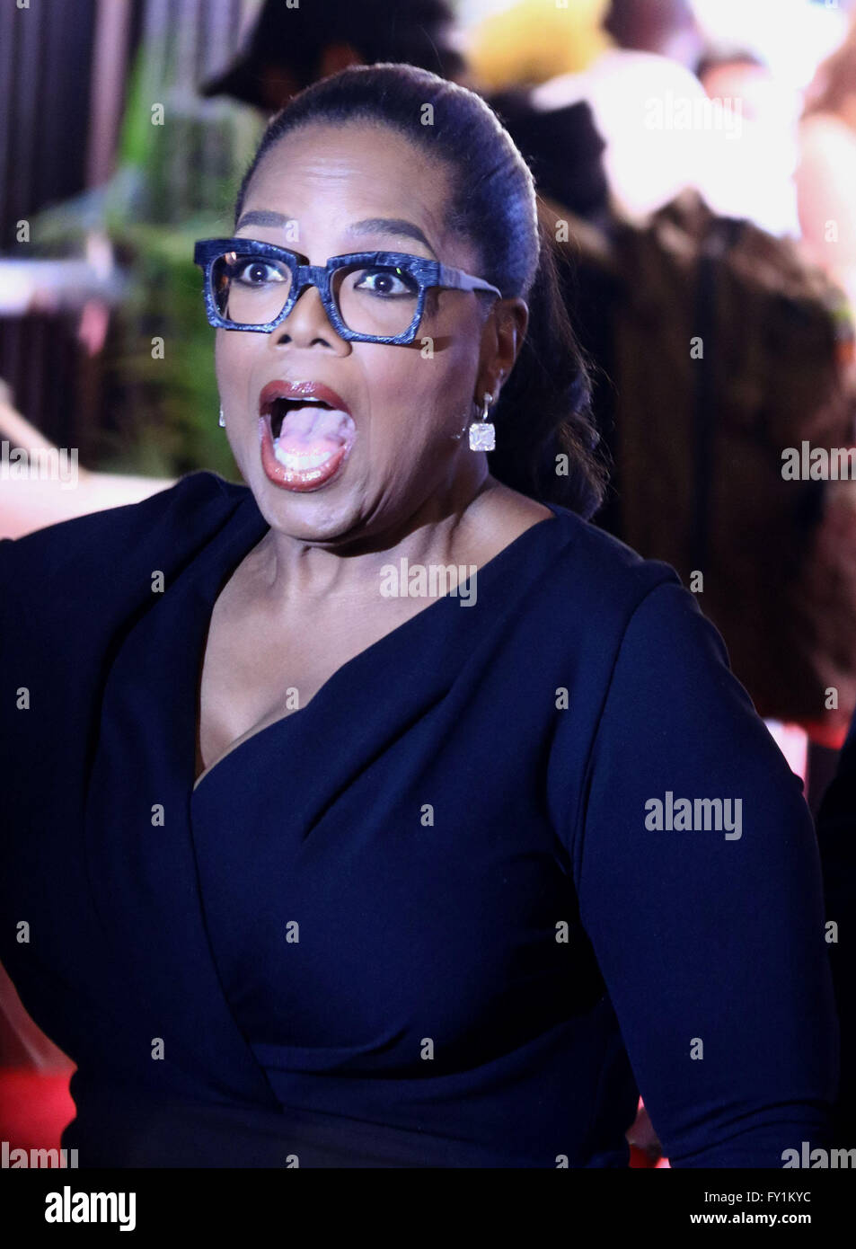 New York, New York, USA. 20th Apr, 2016. Producer OPRAH WINFREY attends ...