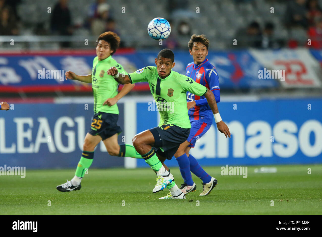Tokyo Stadium, Tokyo, Japan. 20th Apr, 2016. Ricardo Lopes (Jeonbuk ...