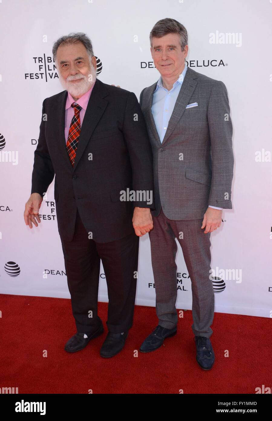 New York, NY, USA. 20th Apr, 2016. Francis Ford Coppola, Jay McInerney ...