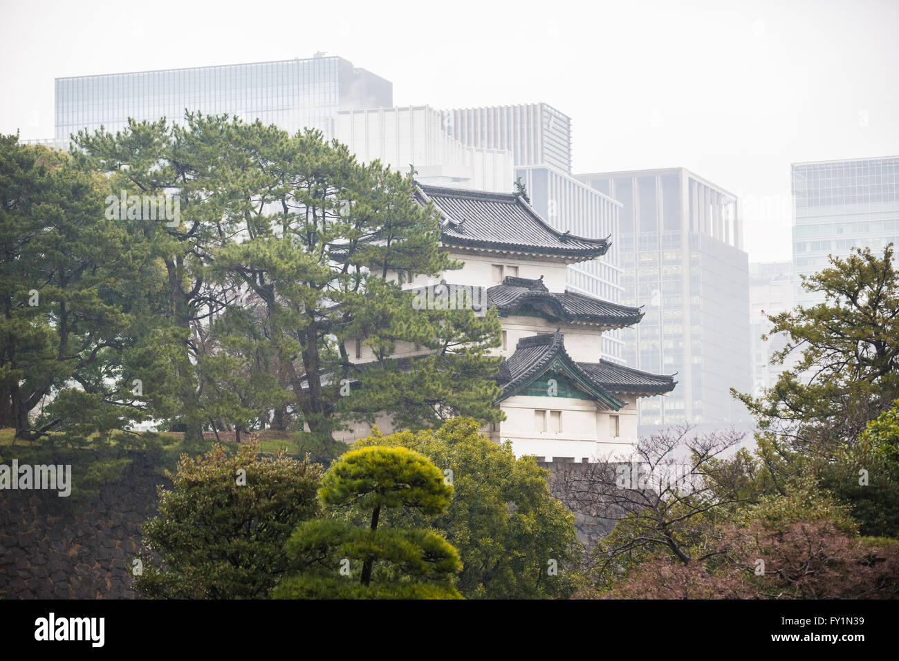 Fujimi yagura turret - part of Edo Castle (Chiyoda Castle), Imperial ...