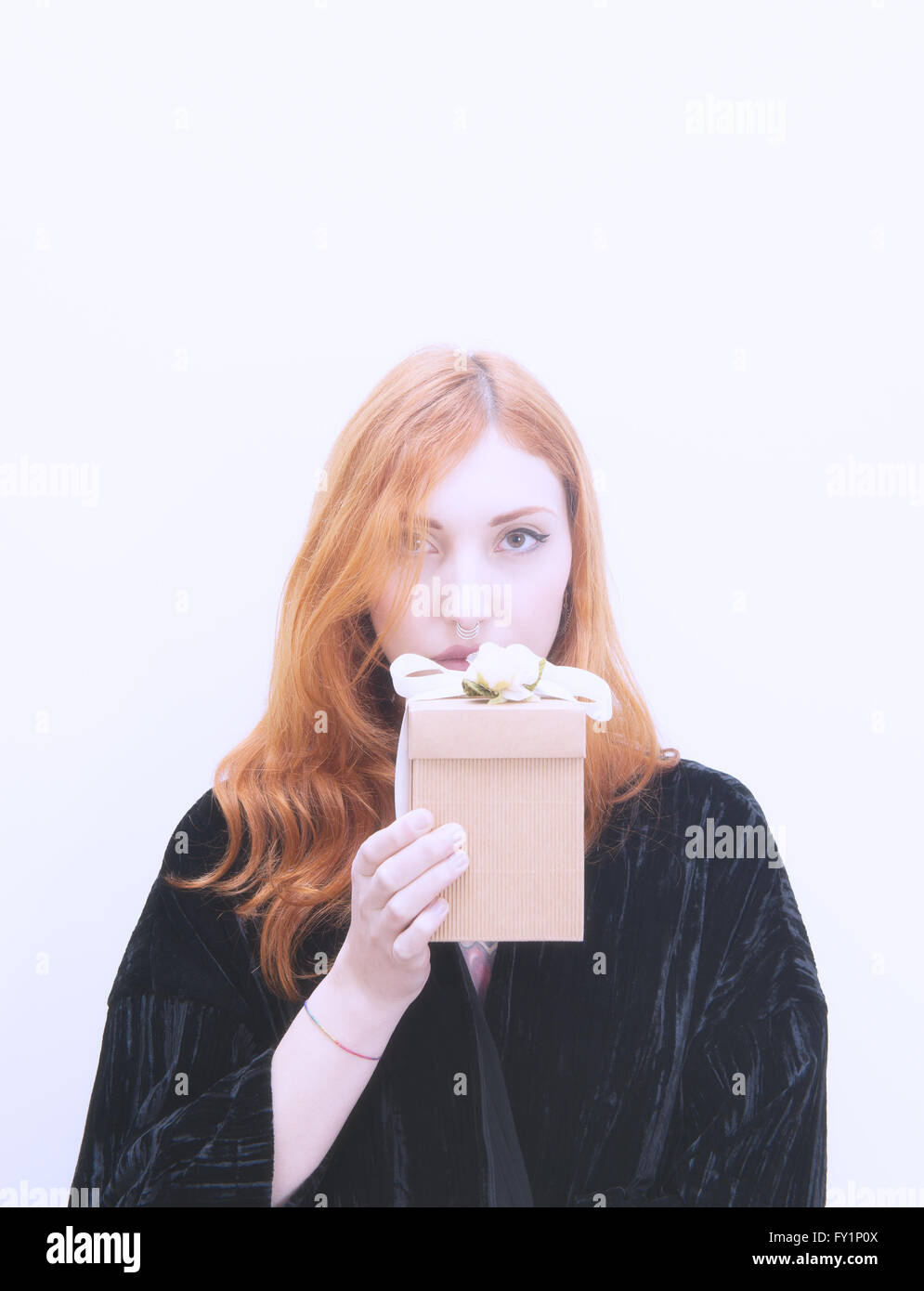 Looking at gift box hi-res stock photography and images - Alamy