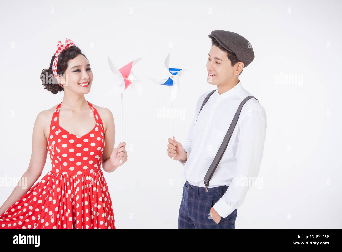 Retro pinwheel hi-res stock photography and images - Alamy