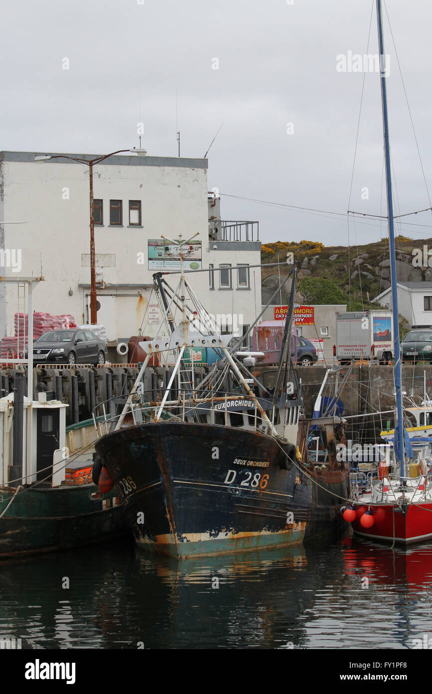 The harbour at Burtonport, County Donegal, Ireland Stock Photo - Alamy
