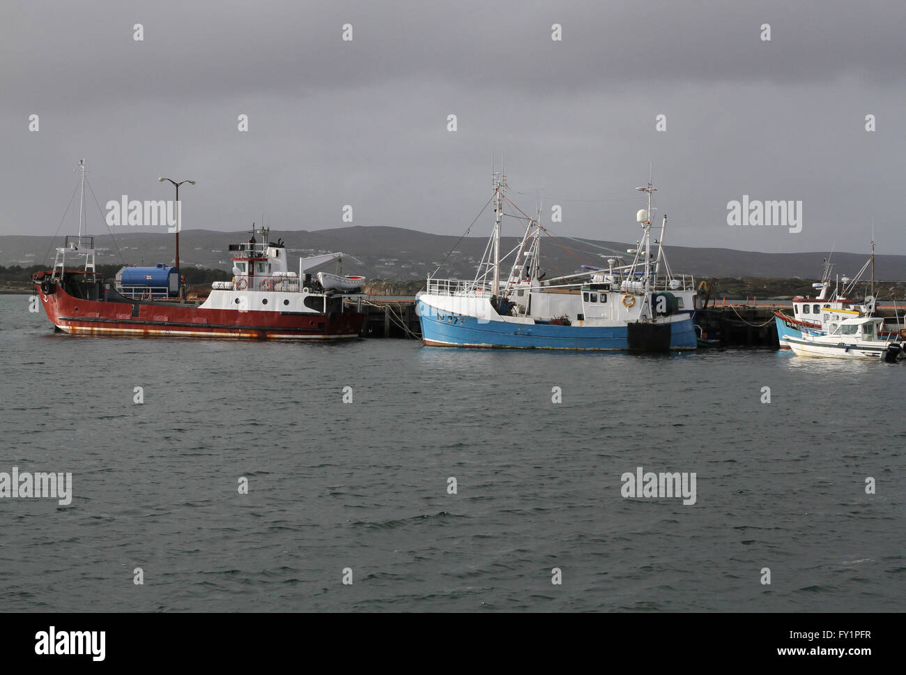 The harbour at Burtonport, County Donegal, Ireland Stock Photo - Alamy