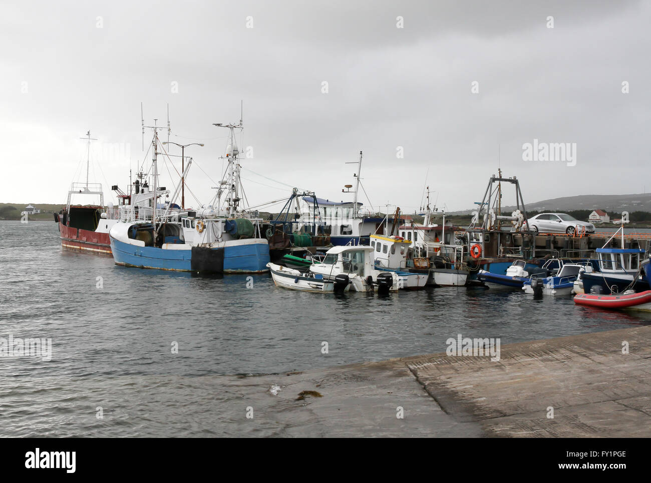 The harbour at Burtonport, County Donegal, Ireland Stock Photo - Alamy
