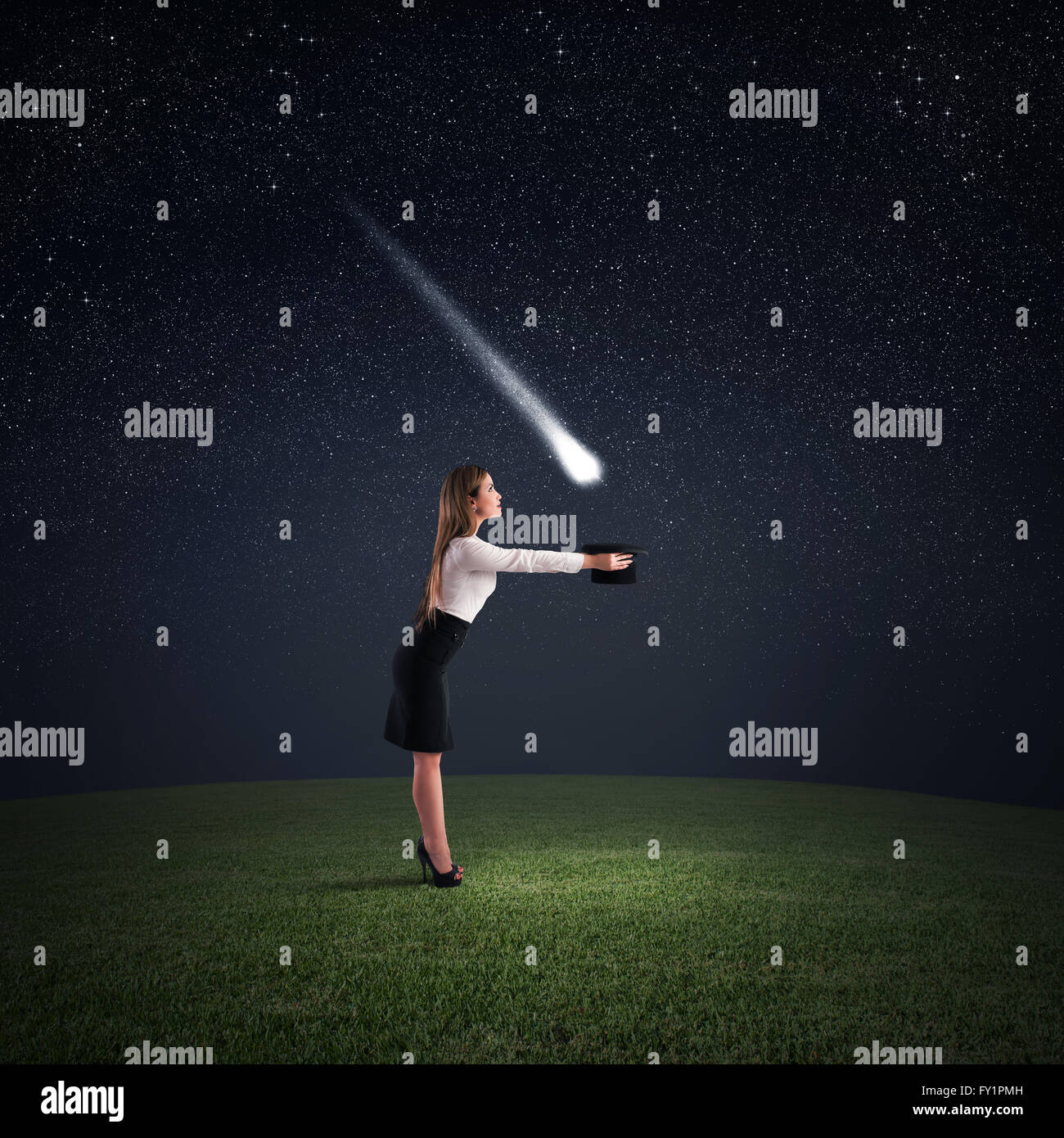 Reach for the star hi-res stock photography and images - Alamy
