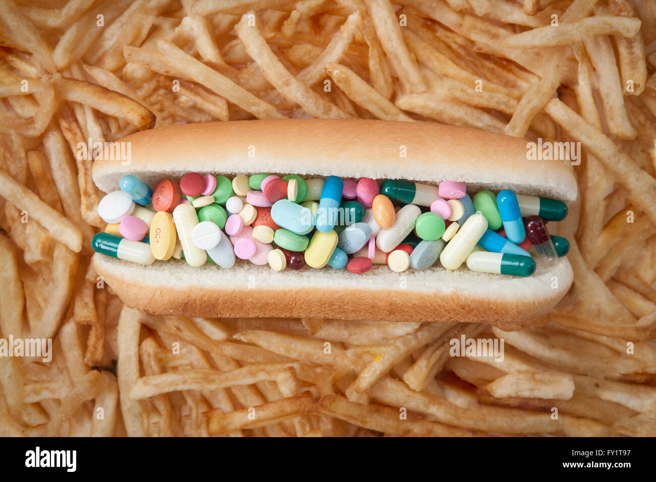 Fast food addiction hi-res stock photography and images - Alamy