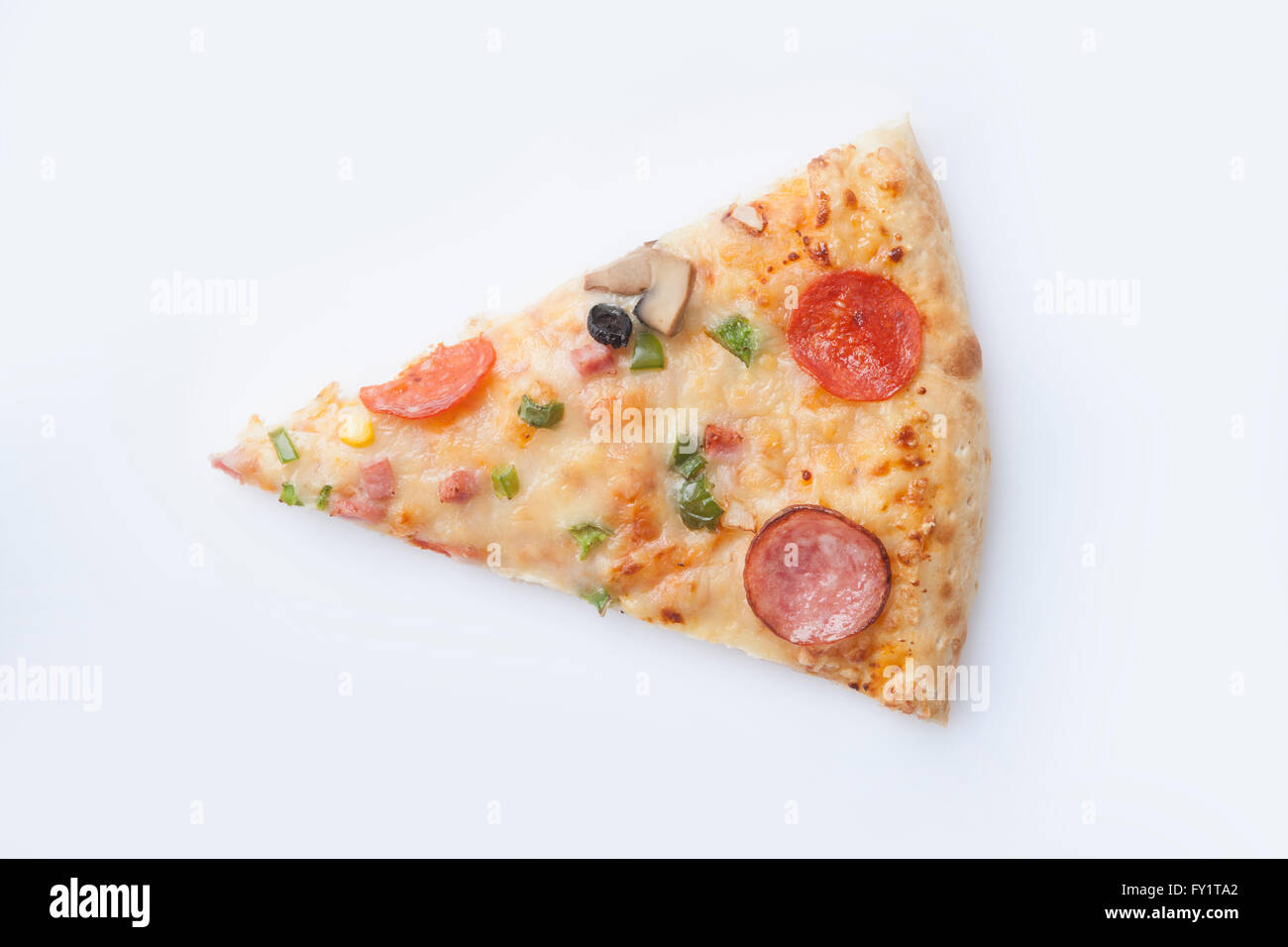 One piece of pizza Stock Photo - Alamy