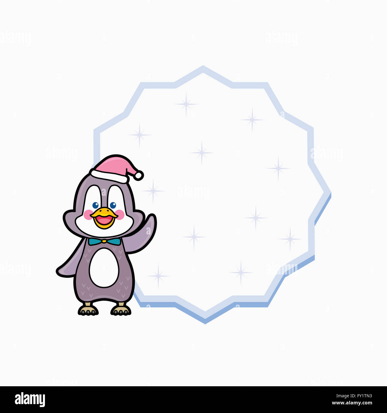 Copy space with penguin image Stock Photo - Alamy