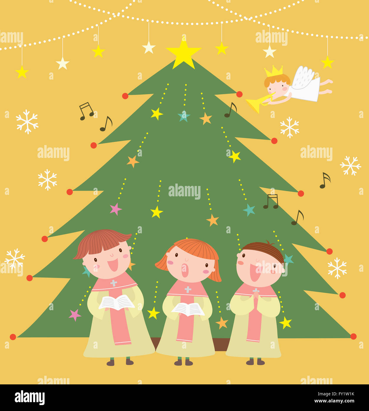 Christmas chorus tree hi-res stock photography and images - Alamy