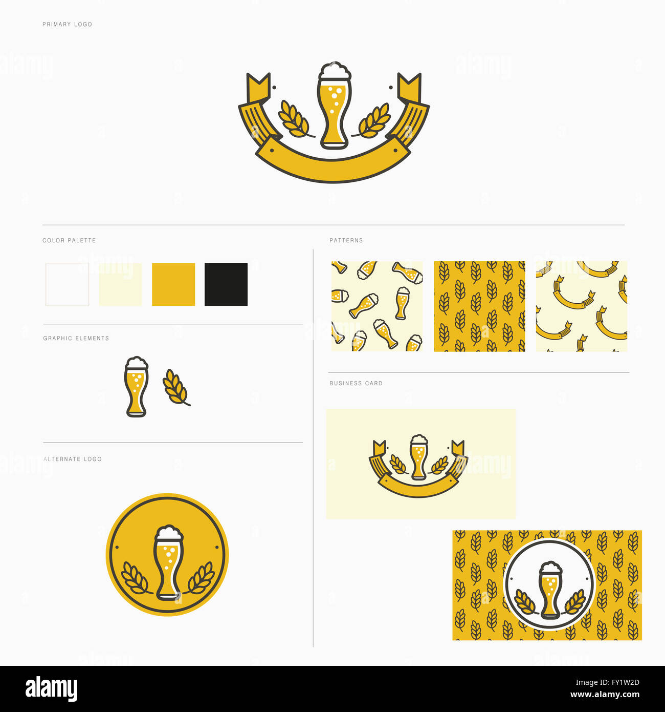 Beer color chart hi-res stock photography and images - Alamy