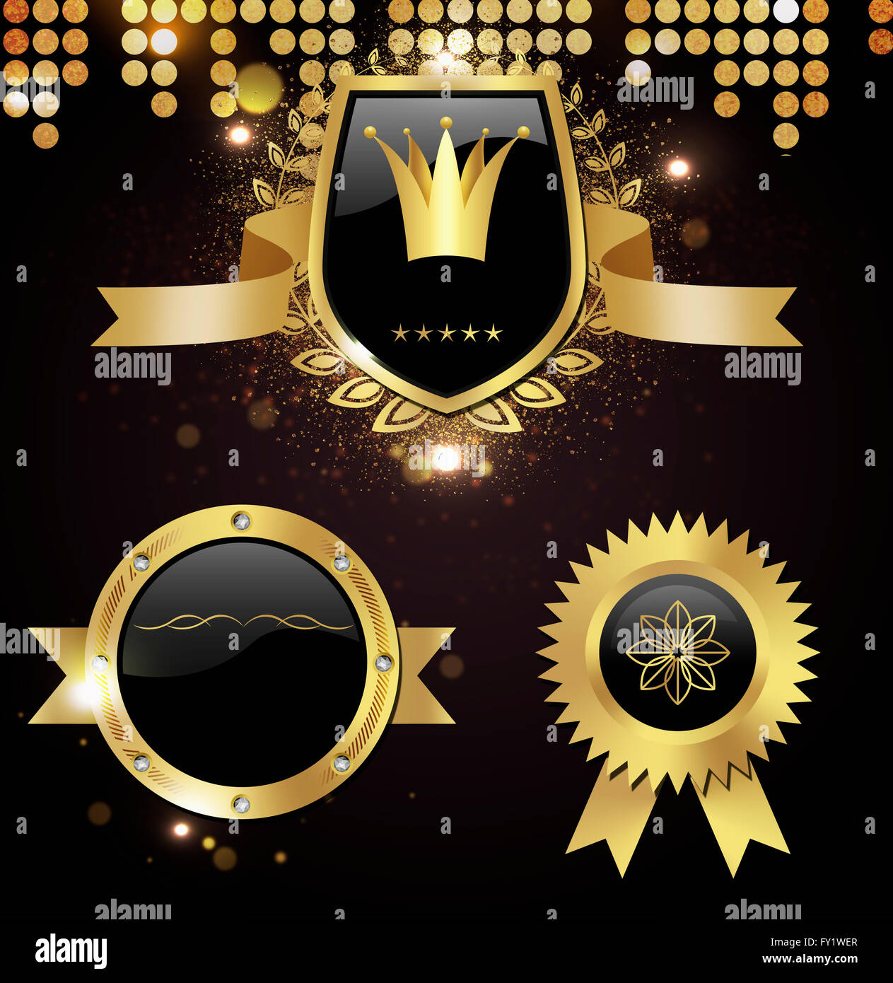 Prize emblems hi-res stock photography and images - Alamy