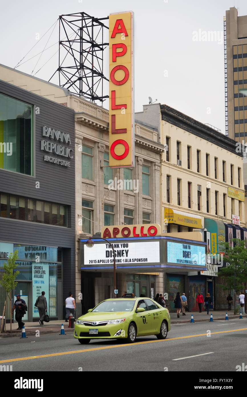 NEW YORK,USA - JUNE 16,2015 : historic Apollo Theater in Harlem, New ...
