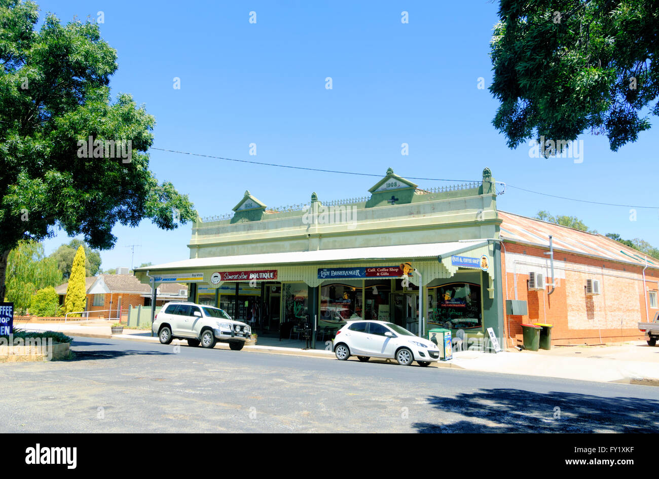 Street Scene, Old Shop, Eugowra, New South Wales, Australia Stock Photo ...
