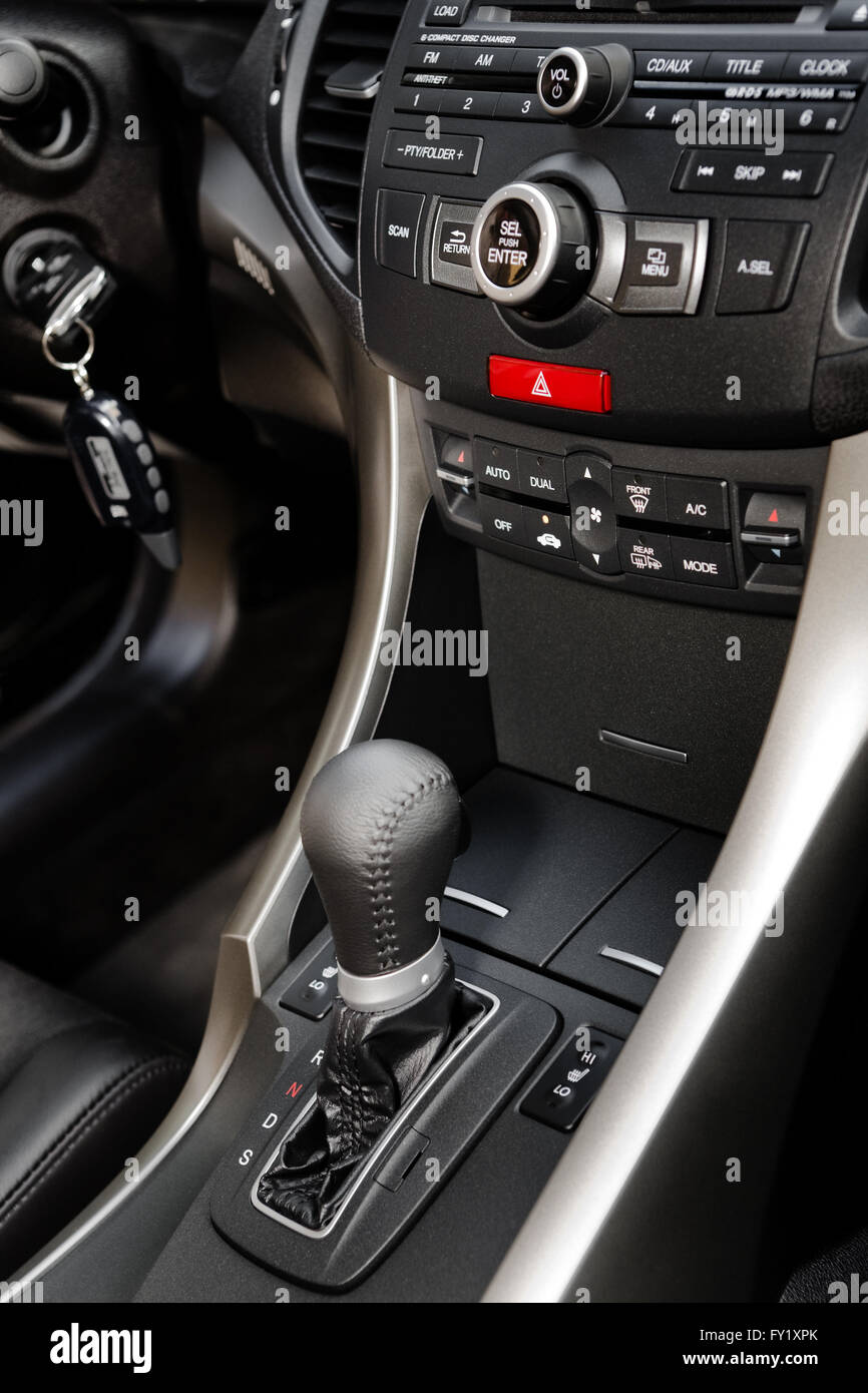 Control panel of the modern new car Stock Photo - Alamy